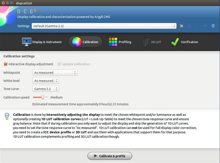 DisplayCAL - display calibration and characterization powered by ArgyllCMS - LinuxLinks