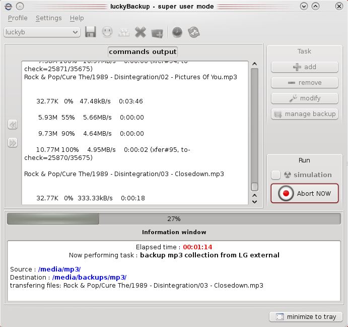 luckyBackup - backup & sync tool - LinuxLinks luckyBackup - backup & sync tool - LinuxLinks