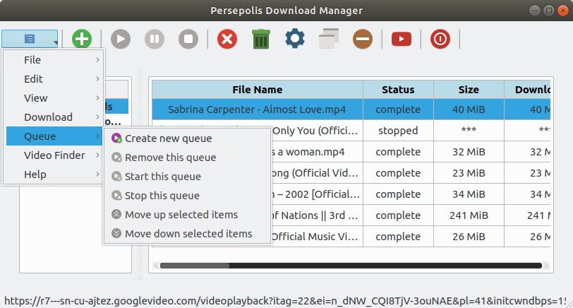 Persepolis Download Manager: Impressive Python frontend for aria2 ...