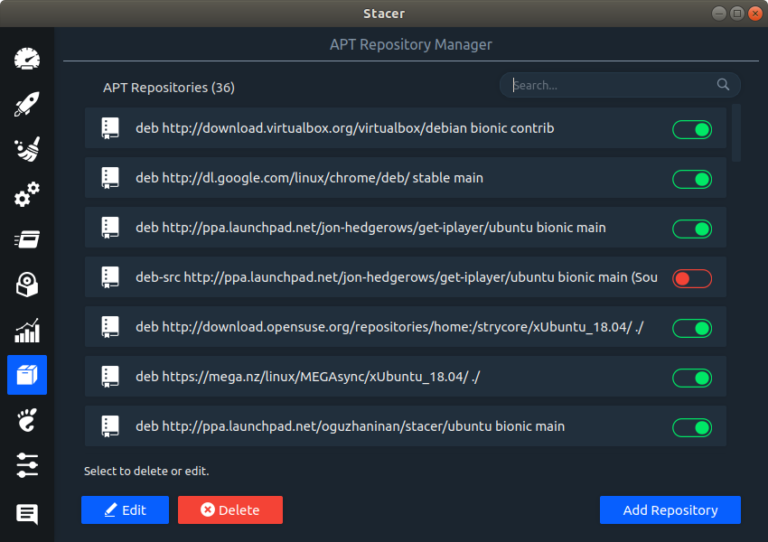 Stacer - system optimizer and monitoring software - Page 9 of 12 ...