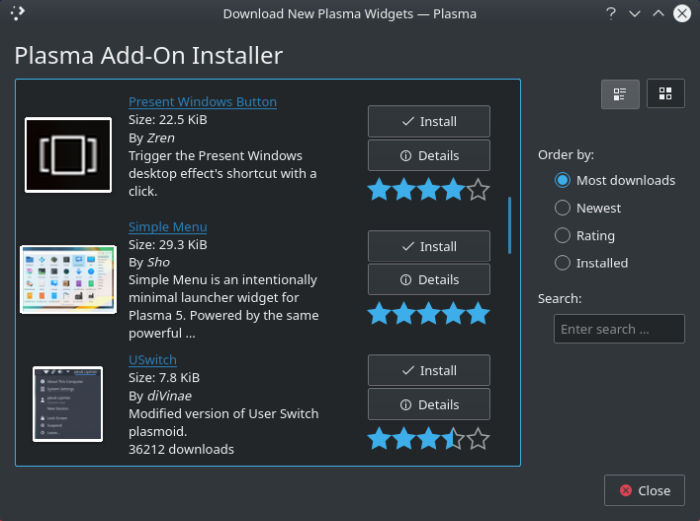 21 Excellent KDE Plasma Widgets - Page 4 of 7 - LinuxLinks