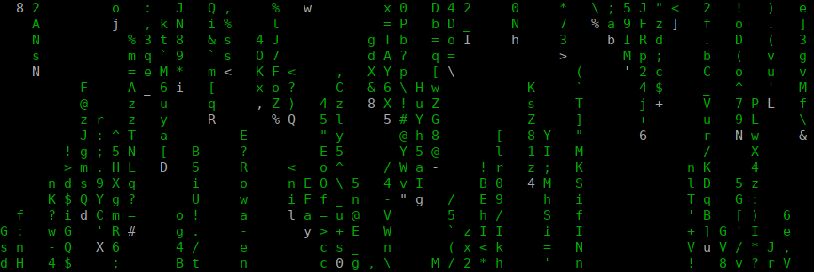 Linux Candy Cmatrix Terminal Based The Matrix Linuxlinks