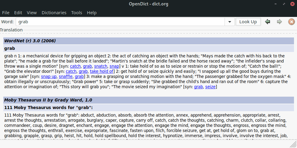 Best Free and Open Source Alternatives to Apple Dictionary - LinuxLinks