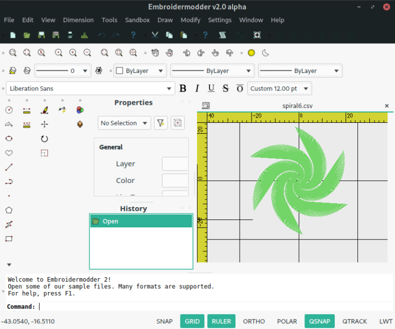 Embroidermodder - machine embroidery software tool that supports a ...