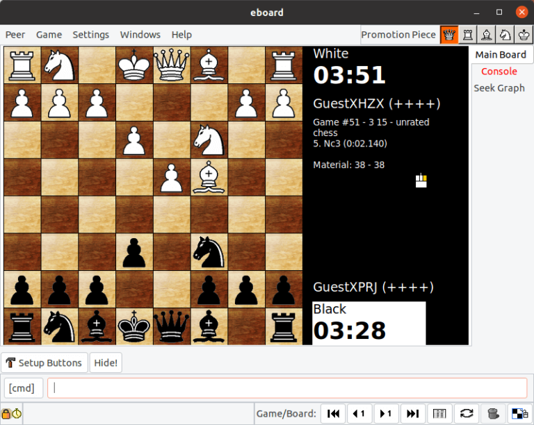 eboard - chess board interface for ICS and chess engines - LinuxLinks