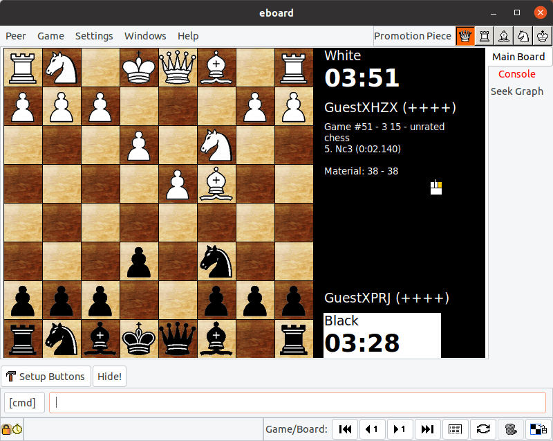 eboard - chess board interface for ICS and chess engines - LinuxLinks