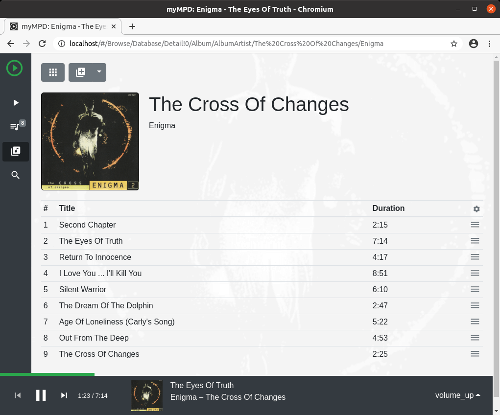 myMPD - standalone and lightweight web-based MPD client - Page 2 of 3 ...