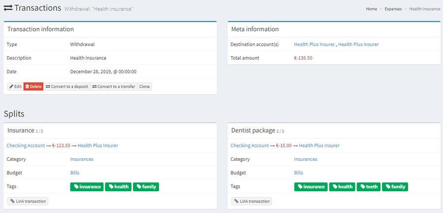 Firefly III - self-hosted financial manager - LinuxLinks