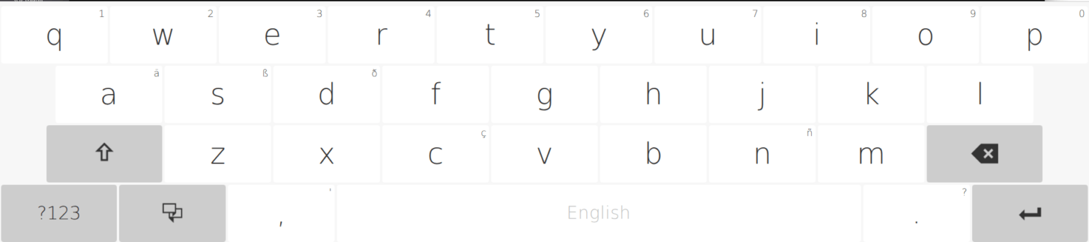 Maliit - virtual keyboard - LinuxLinks