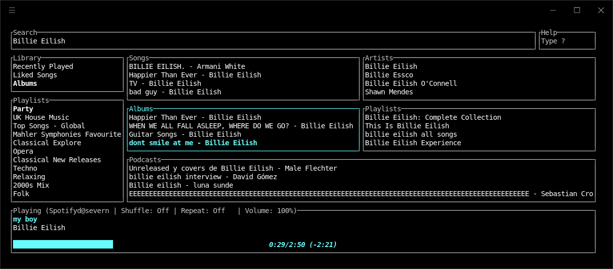 Spotify TUI - Spotify client for the terminal - Page 2 of 4 - LinuxLinks