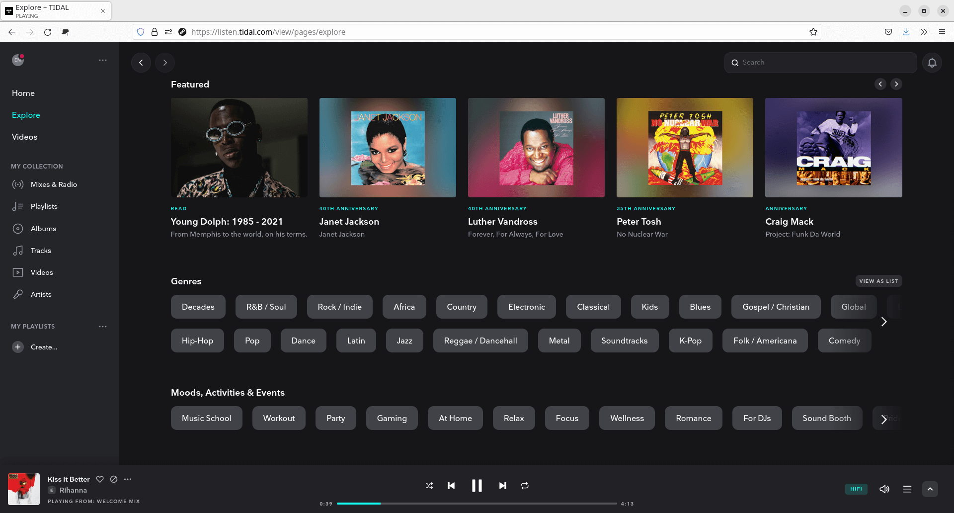 Streaming with Linux: TIDAL - LinuxLinks
