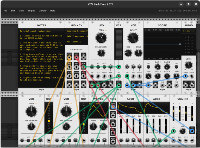 VCV Rack - modular synthesizer - LinuxLinks