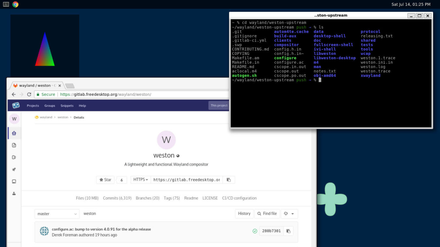 Weston - lightweight and functional Wayland compositor - LinuxLinks