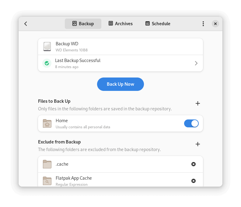 Pika Backup - app focused on backups of personal data - LinuxLinks