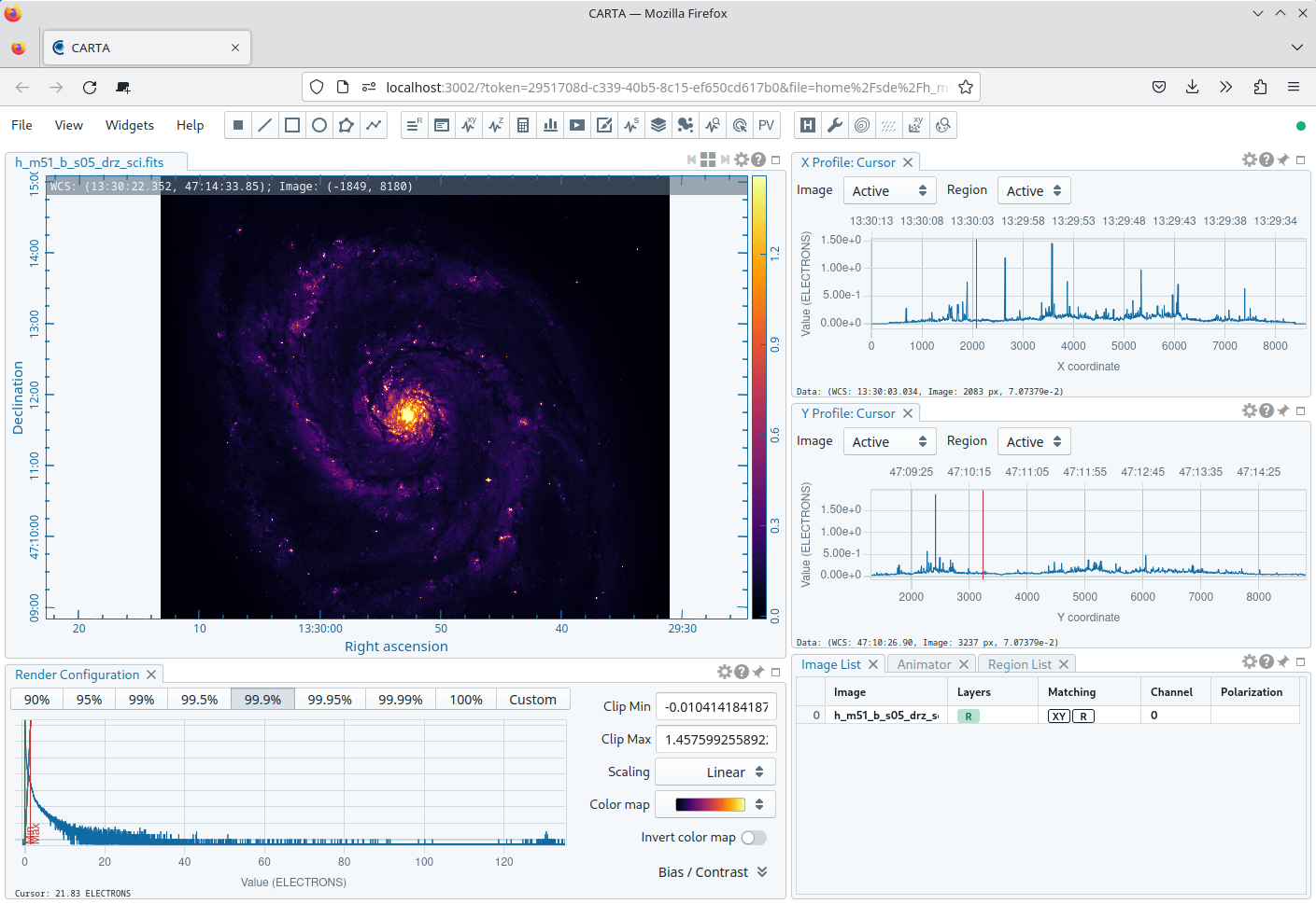 CARTA - Cube Analysis and Rendering Tool for Astronomy - LinuxLinks