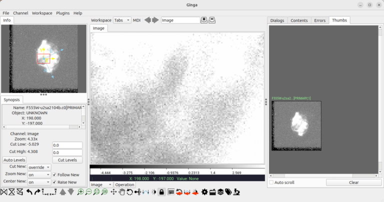 Ginga - image viewer and toolkit - LinuxLinks