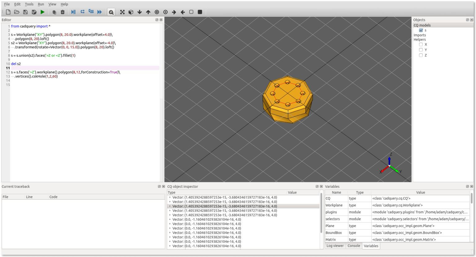 CadQuery - Python parametric CAD scripting framework - LinuxLinks
