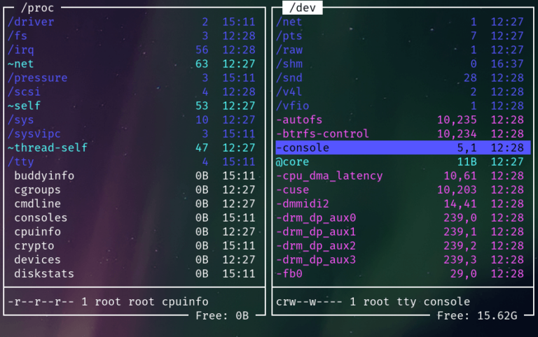 Rnr Text Based File Manager Linuxlinks