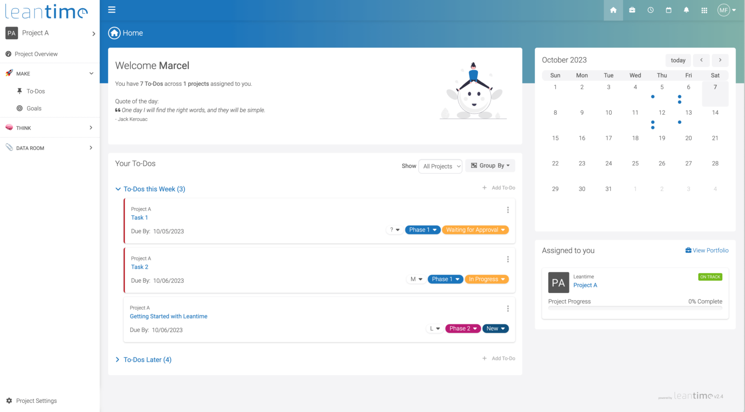 Leantime - project management for the non-project manager - LinuxLinks