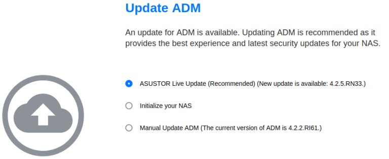 ASUSTOR Data Master 4.2 (ADM OS): Getting Started - LinuxLinks