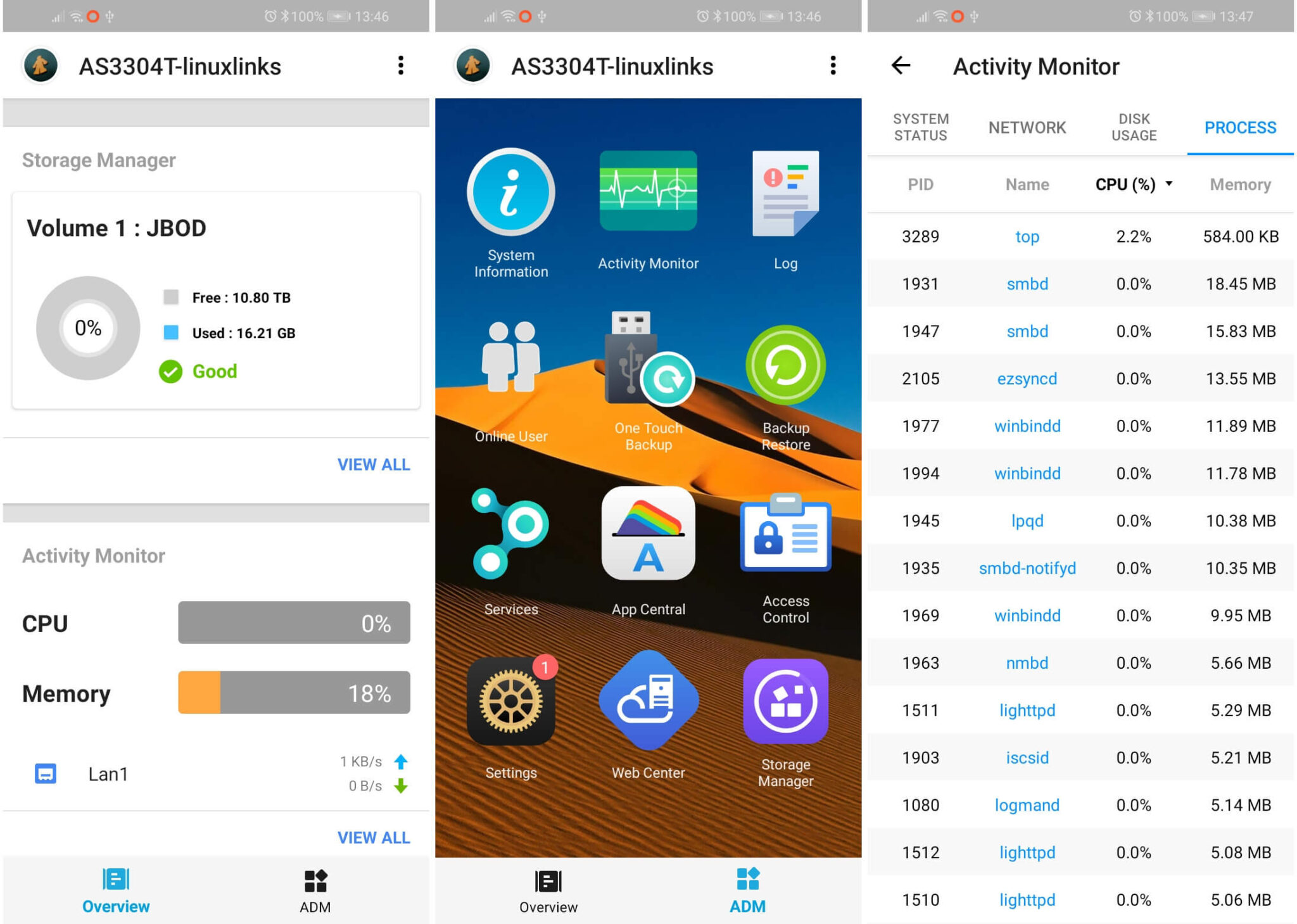 ASUSTOR Data Master: AiMaster - NAS management app for mobile devices ...