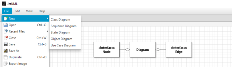JetUML - create and edit UML diagrams - LinuxLinks