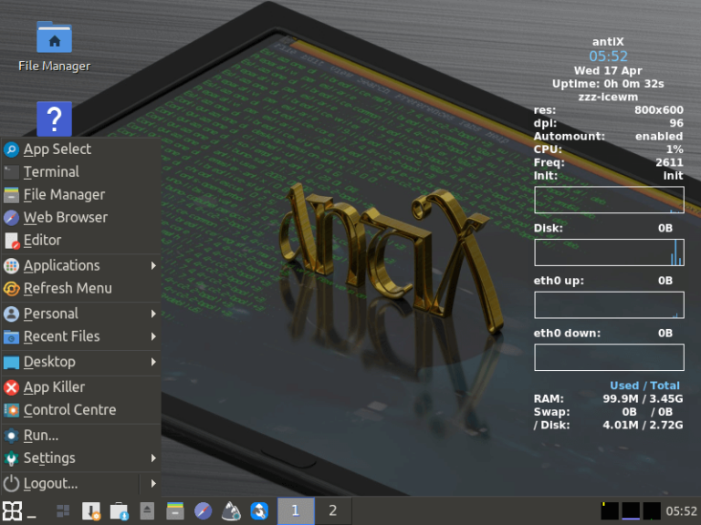 antiX - fast and lightweight systemd-free Linux live CD distribution ...
