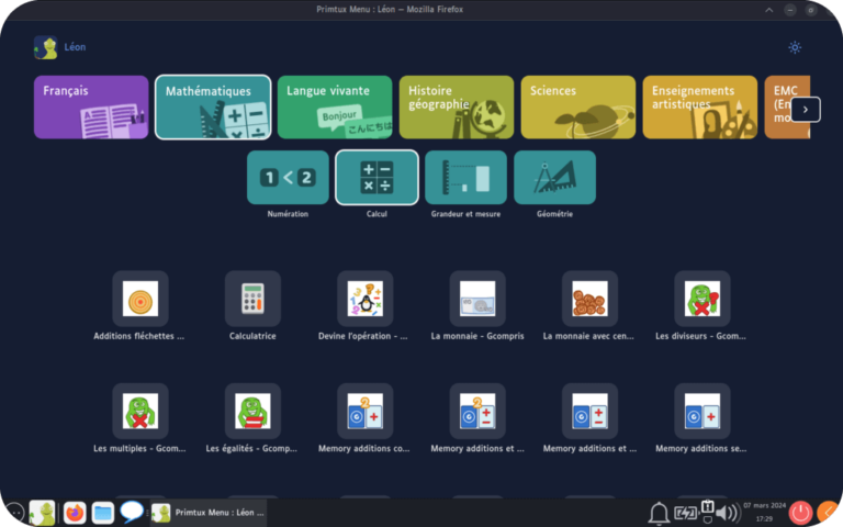 PrimTux - educational distribution - LinuxLinks