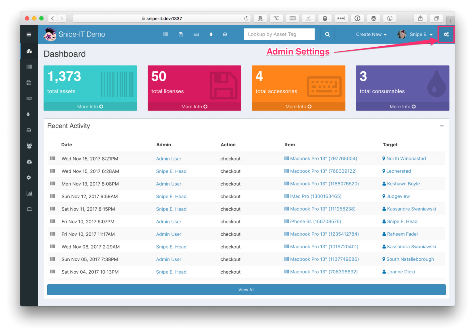 Snipe-IT - asset management system - LinuxLinks