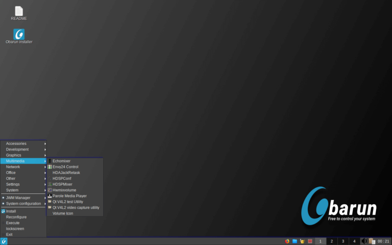 Obarun - Arch based distribution without systemd - LinuxLinks