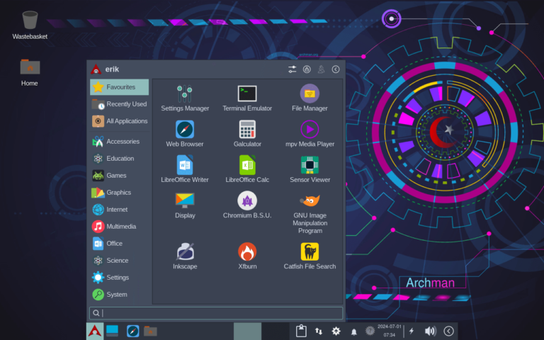 Archman Linux - Arch-based distribution - LinuxLinks