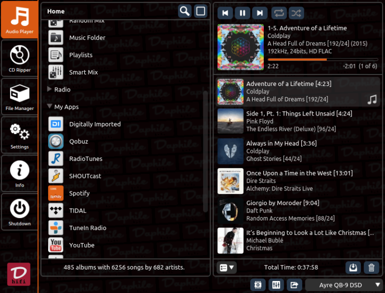 Daphile - Linux appliance distribution for audiophiles - LinuxLinks