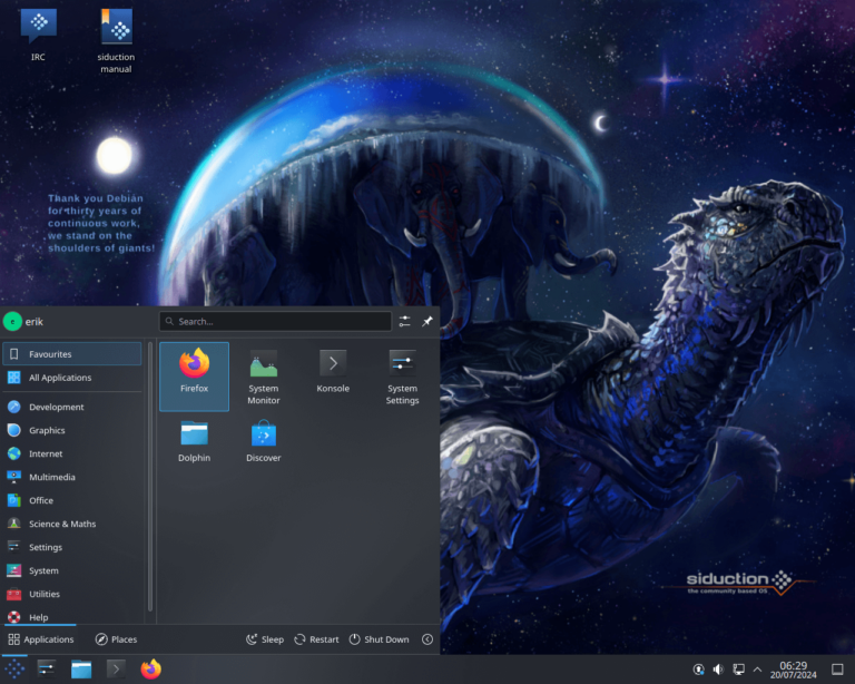 siduction - desktop-oriented, rolling-release operating system - LinuxLinks