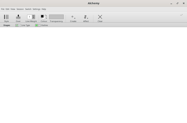 Alchemy - non-orthodox painting software - LinuxLinks