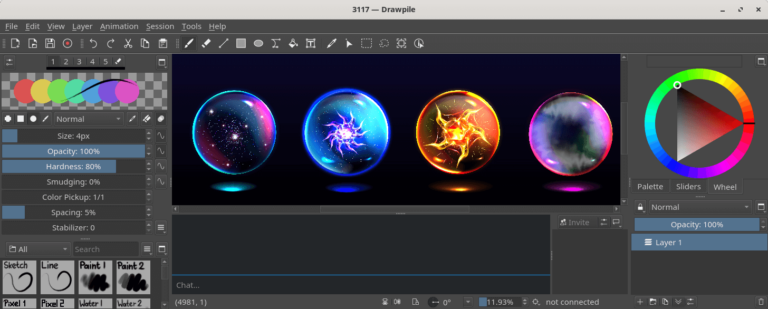 Drawpile - draw, paint, sketch and animate - LinuxLinks