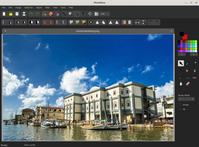Photoflare - cross-platform image editor - LinuxLinks