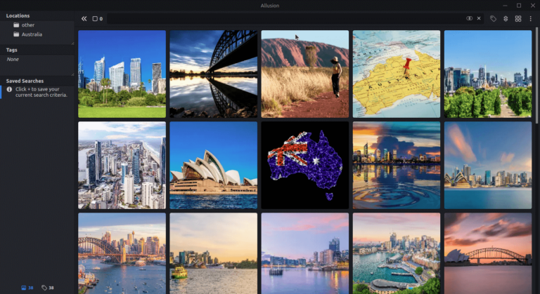 Allusion - organize your visual library - LinuxLinks