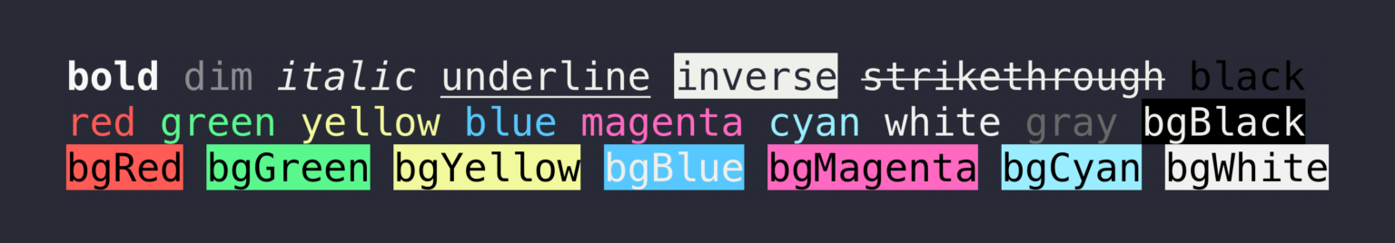 Chalk - terminal string styling - LinuxLinks