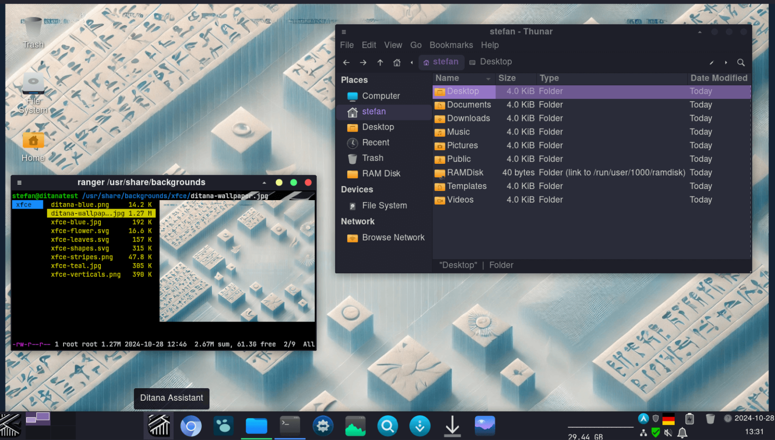 Ditana - Arch-based Linux distribution - LinuxLinks