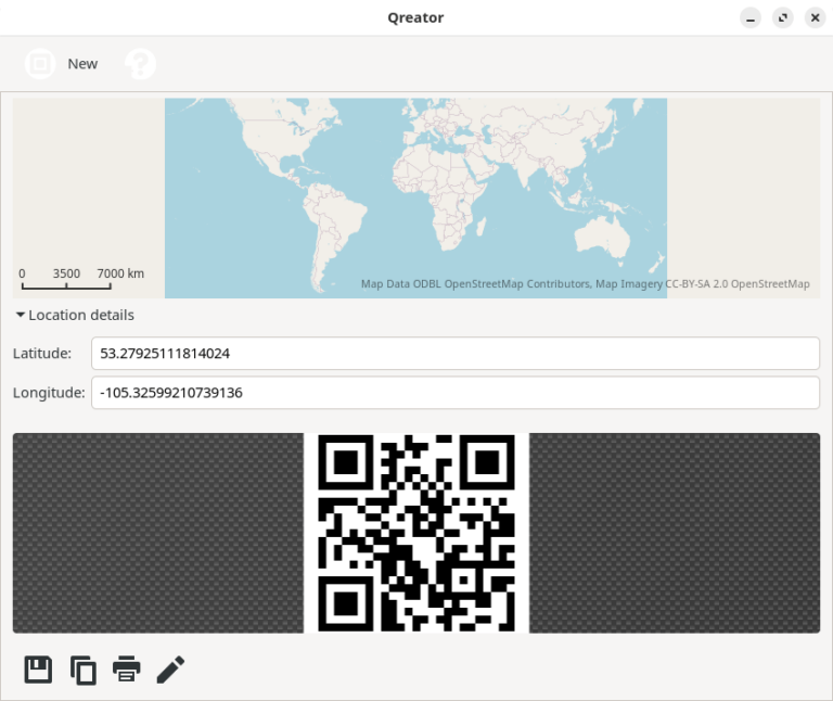 Qreator - create your own QR codes - LinuxLinks