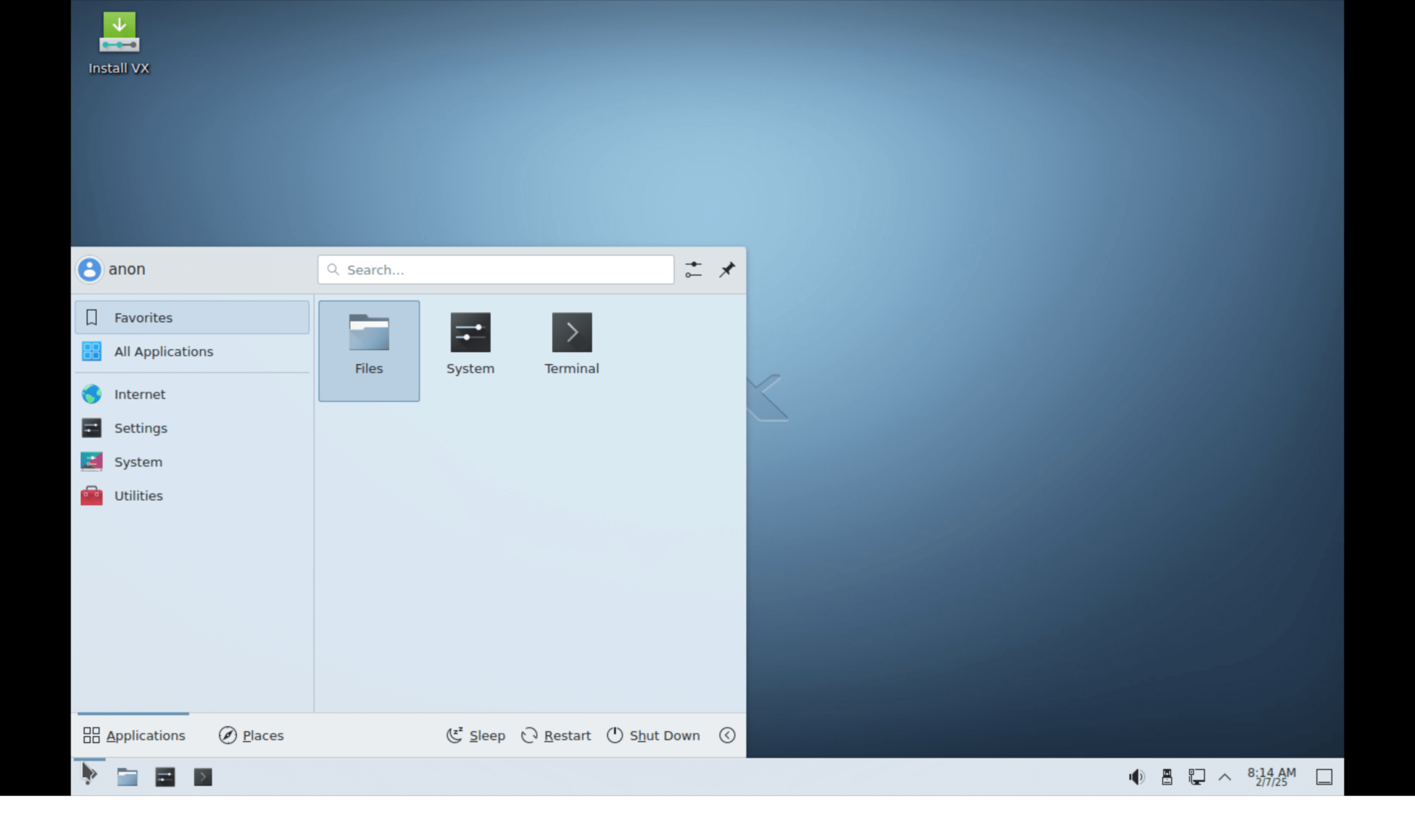 VX Linux - systemd-free Plasma desktop distro - LinuxLinks
