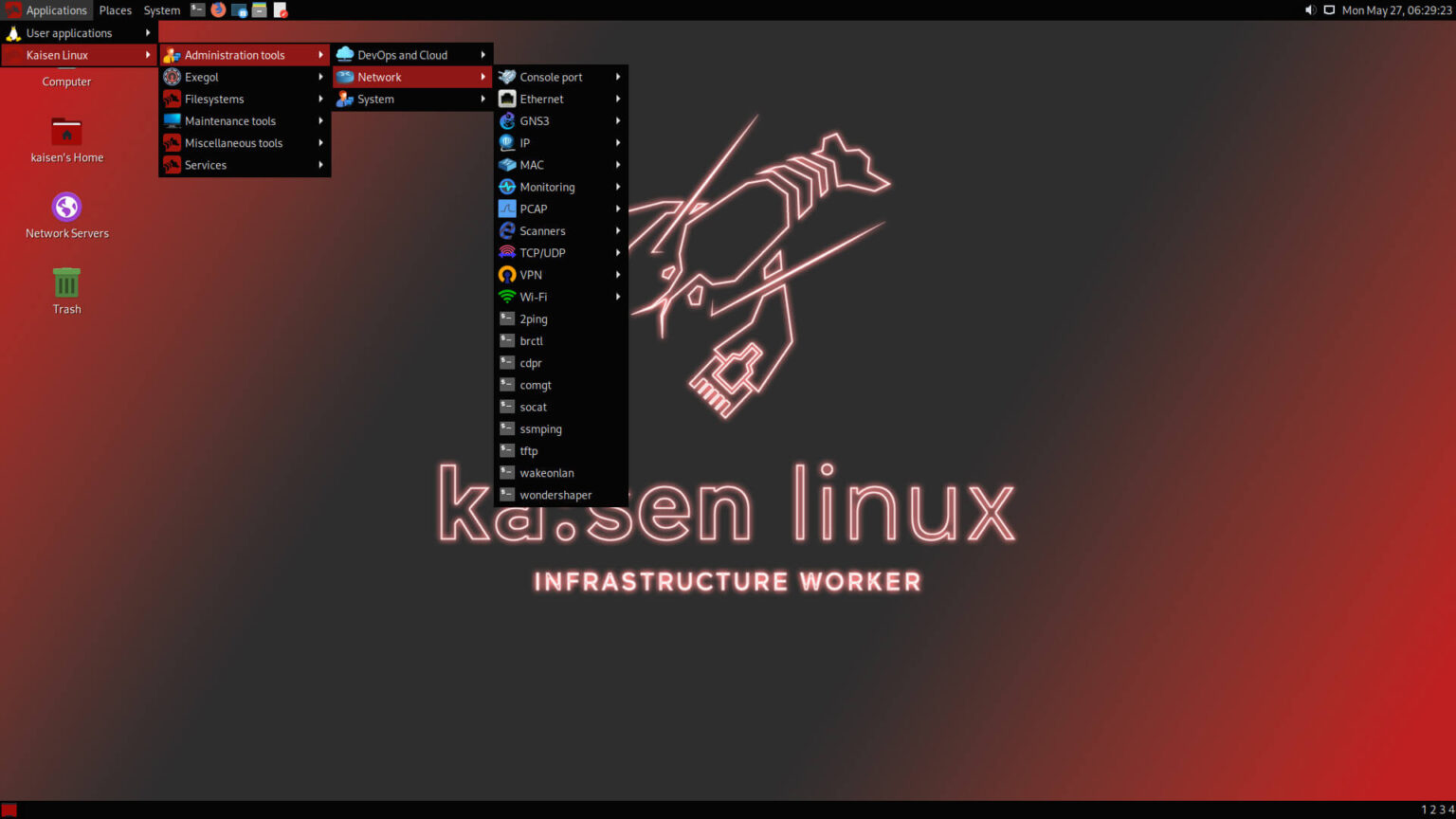 Kaisen Linux - distribution for infrastructure worker - LinuxLinks