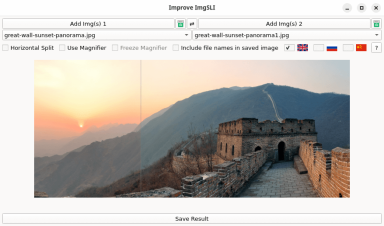 Improve ImgSLI is an image comparison tool - LinuxLinks
