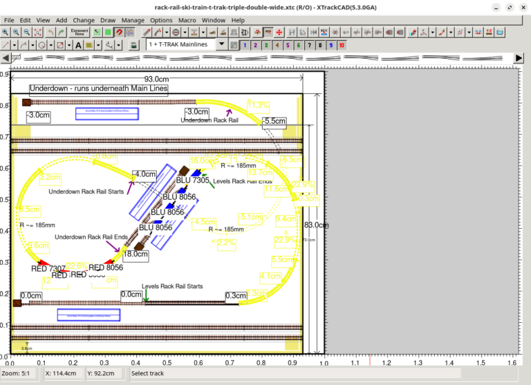 XTrackCAD is a CAD program for designing model railroad layouts ...