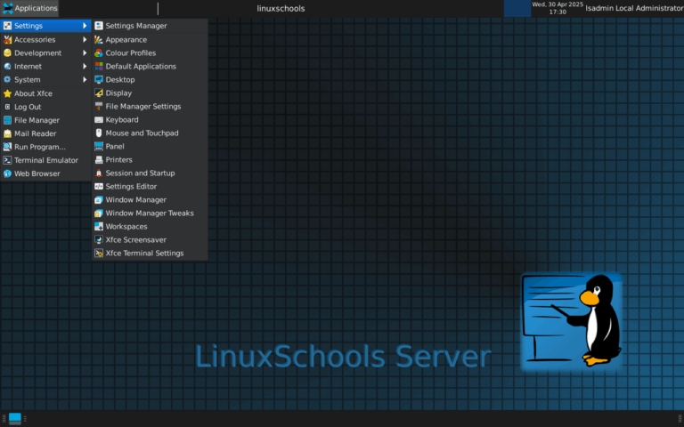 Linux Schools - Ubuntu-based server based distribution - LinuxLinks