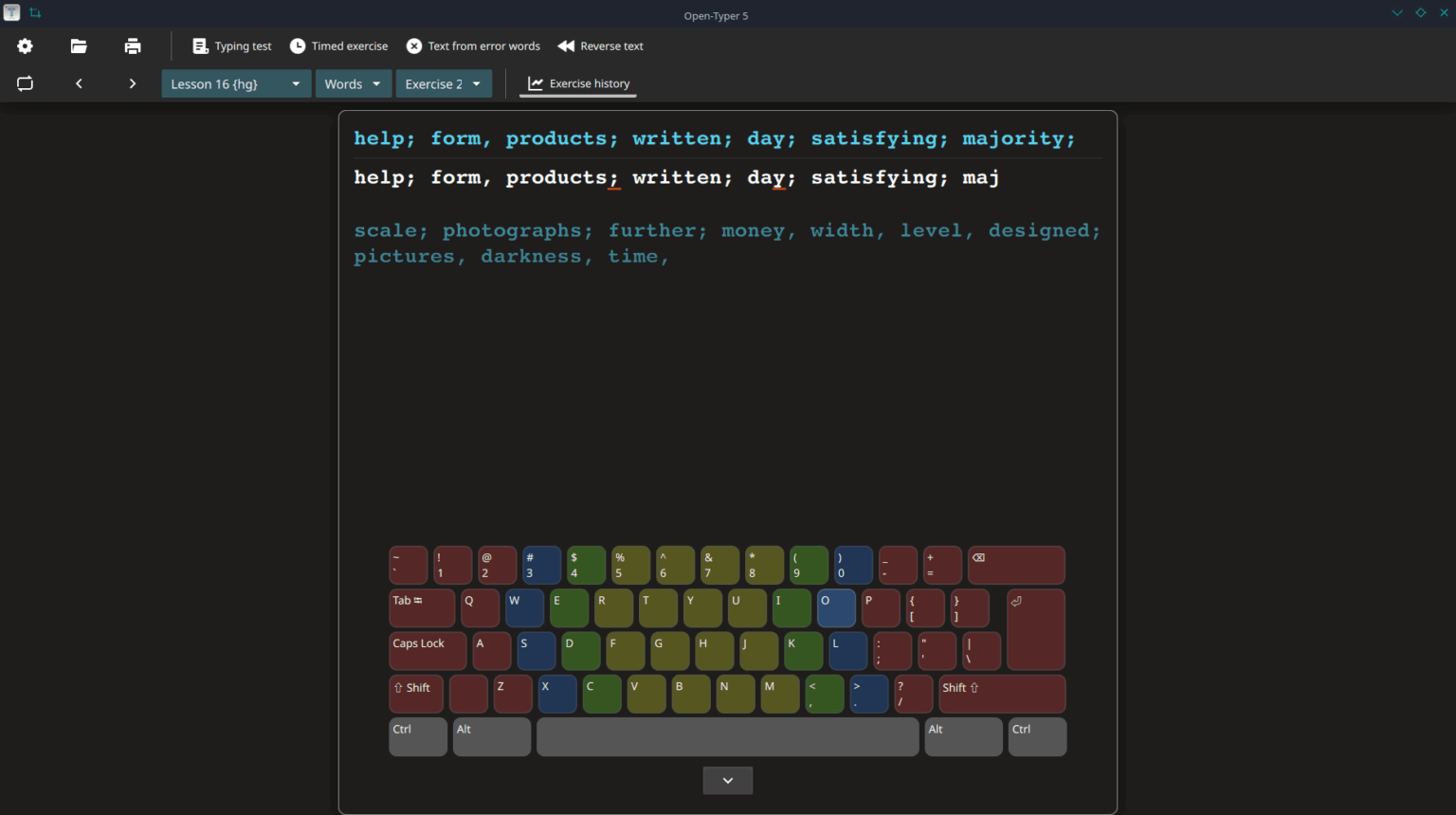 Open-Typer is a typing tutor application - LinuxLinks