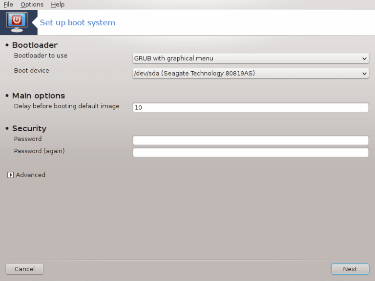 Drakboot is a GRUB graphical configuration tool - LinuxLinks