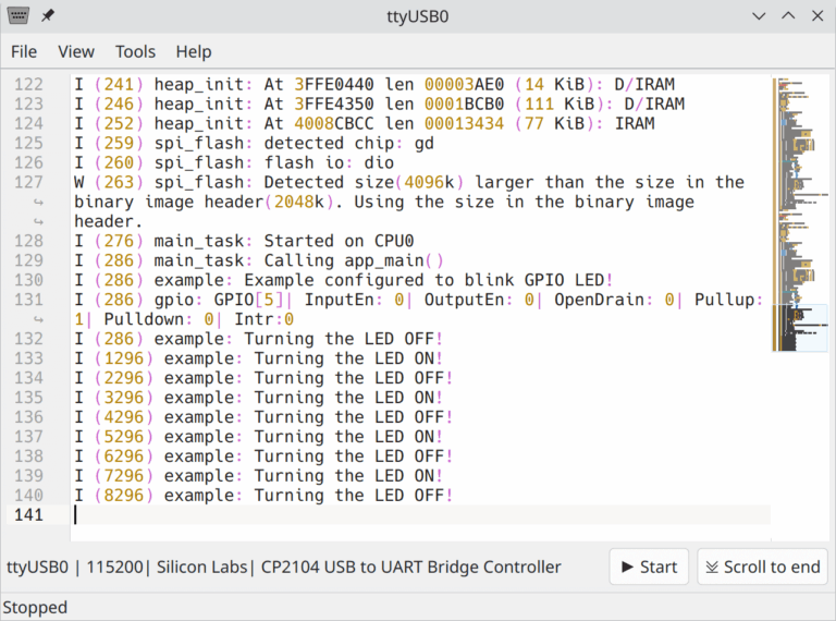 yeTTY views logs from serial ports - LinuxLinks