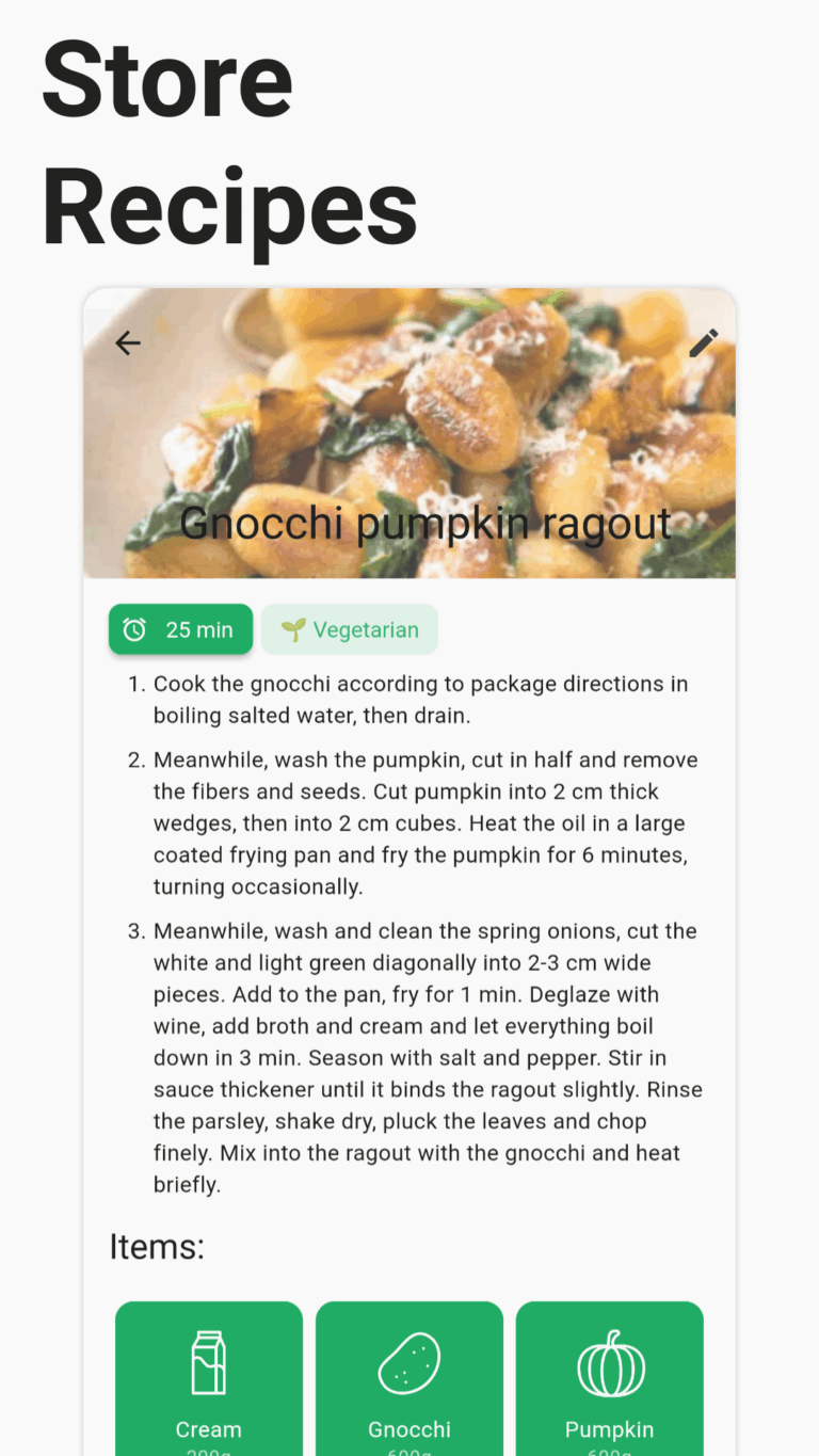 KitchenOwl - self-hosted grocery list and recipe manager - LinuxLinks