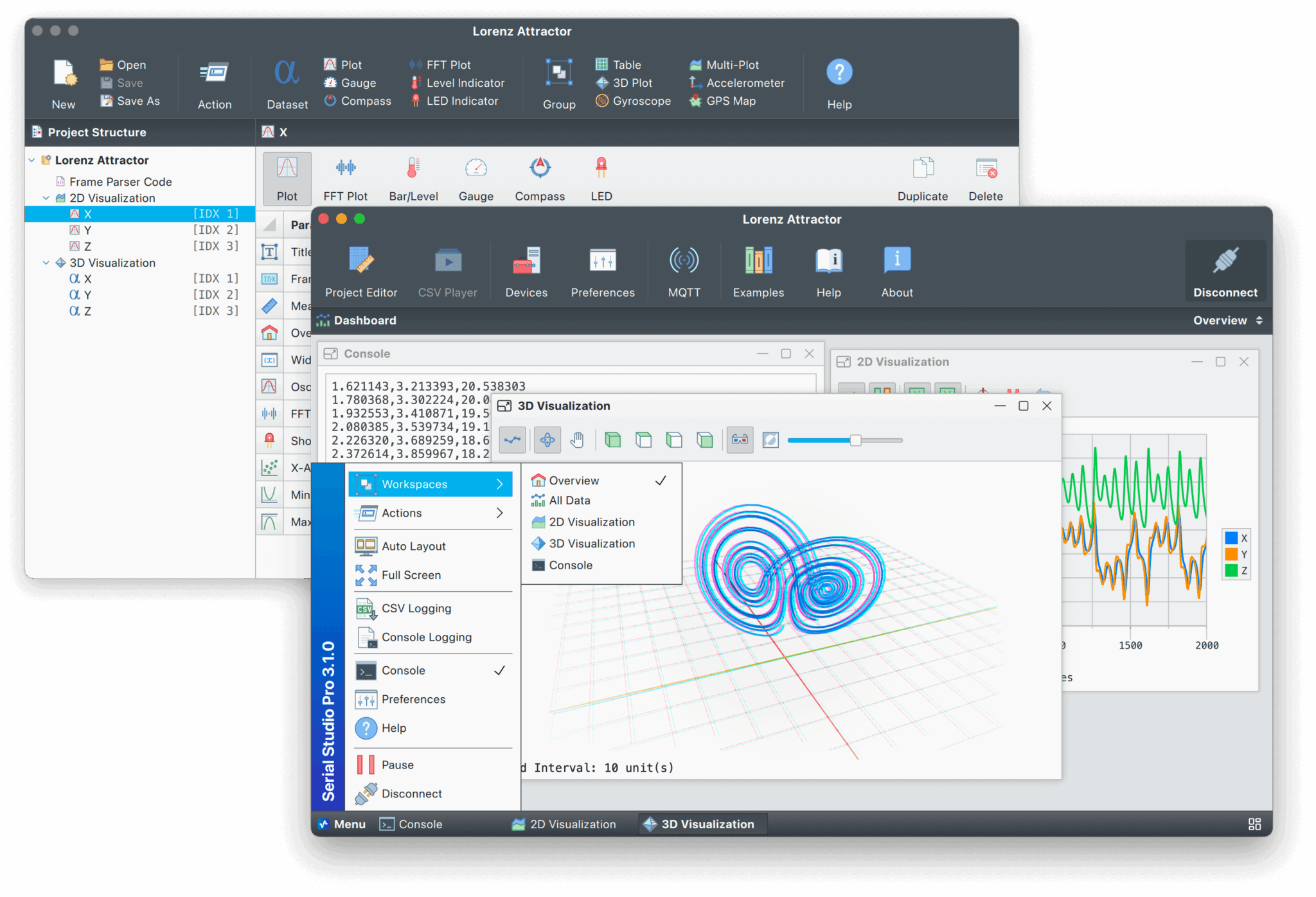 Serial Studio - cross-platform telemetry dashboard and real-time data visualization tool ...